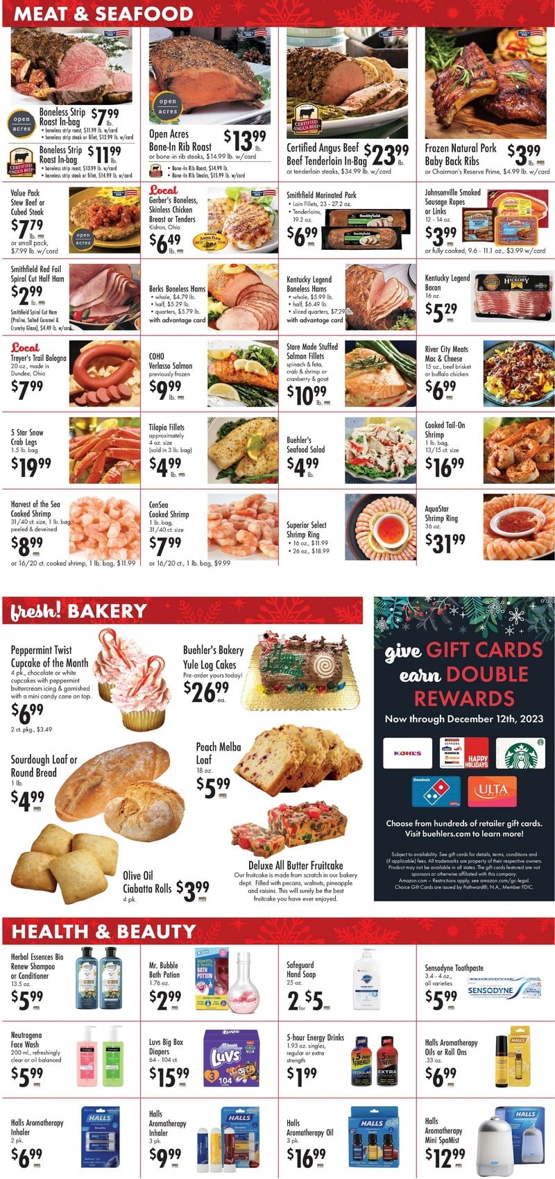 Buehler's Weekly Ad Dec 06 – Dec 12, 2023