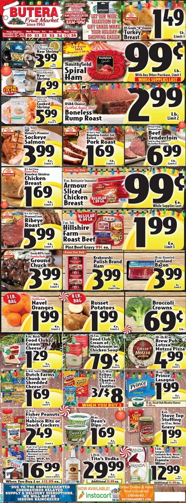 Butera Weekly Ad Dec 20 – Dec 26, 2023