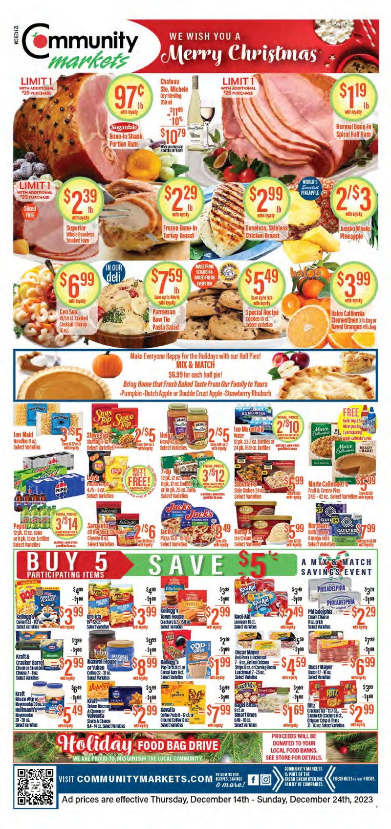 Community Markets Weekly Ad Dec 14 – Dec 24, 2023 (Christmas Promotion ...