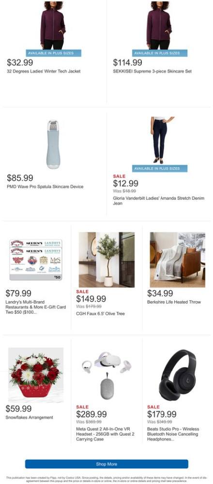 Costco Weekly Ad Dec 15 – Dec 20, 2023