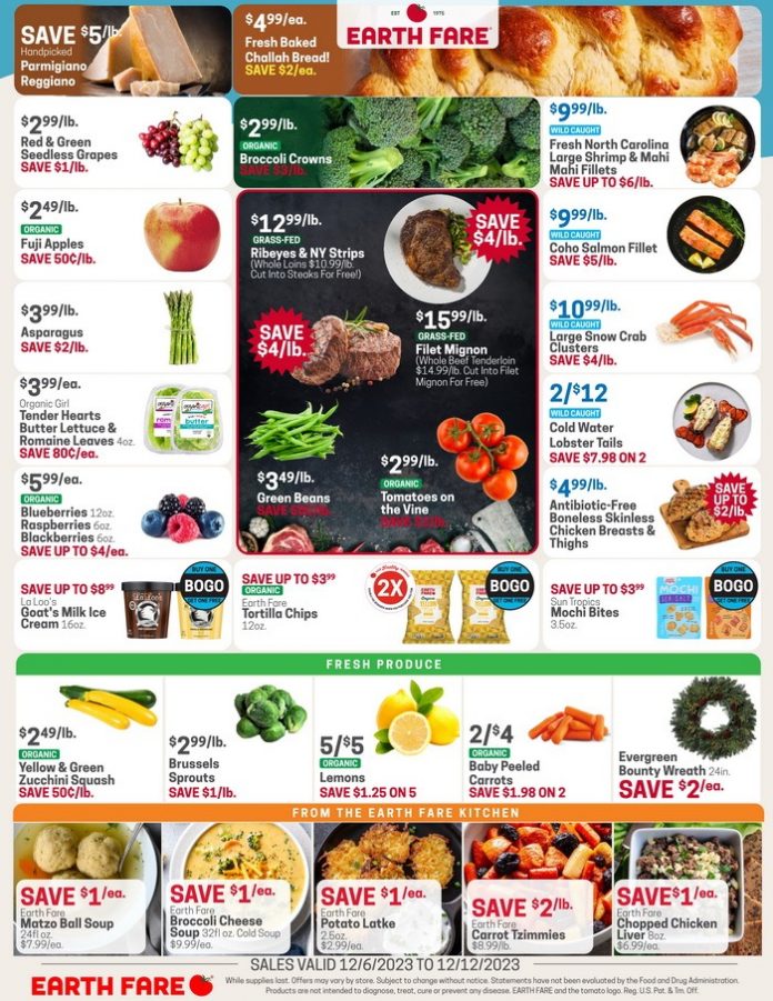 Earth Fare Weekly Ad Dec 06 – Dec 12, 2023