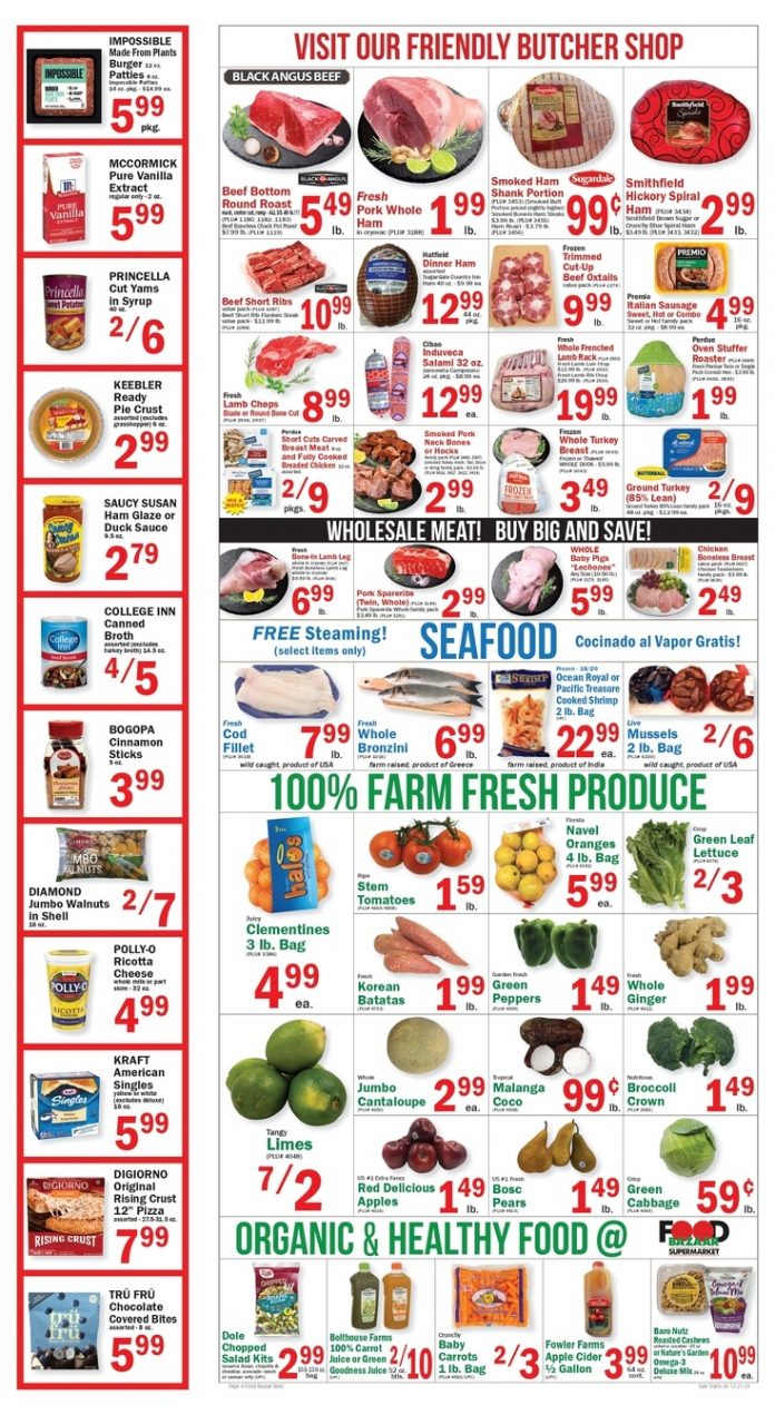 Food Bazaar Weekly Ad Dec 21 – Dec 27, 2023