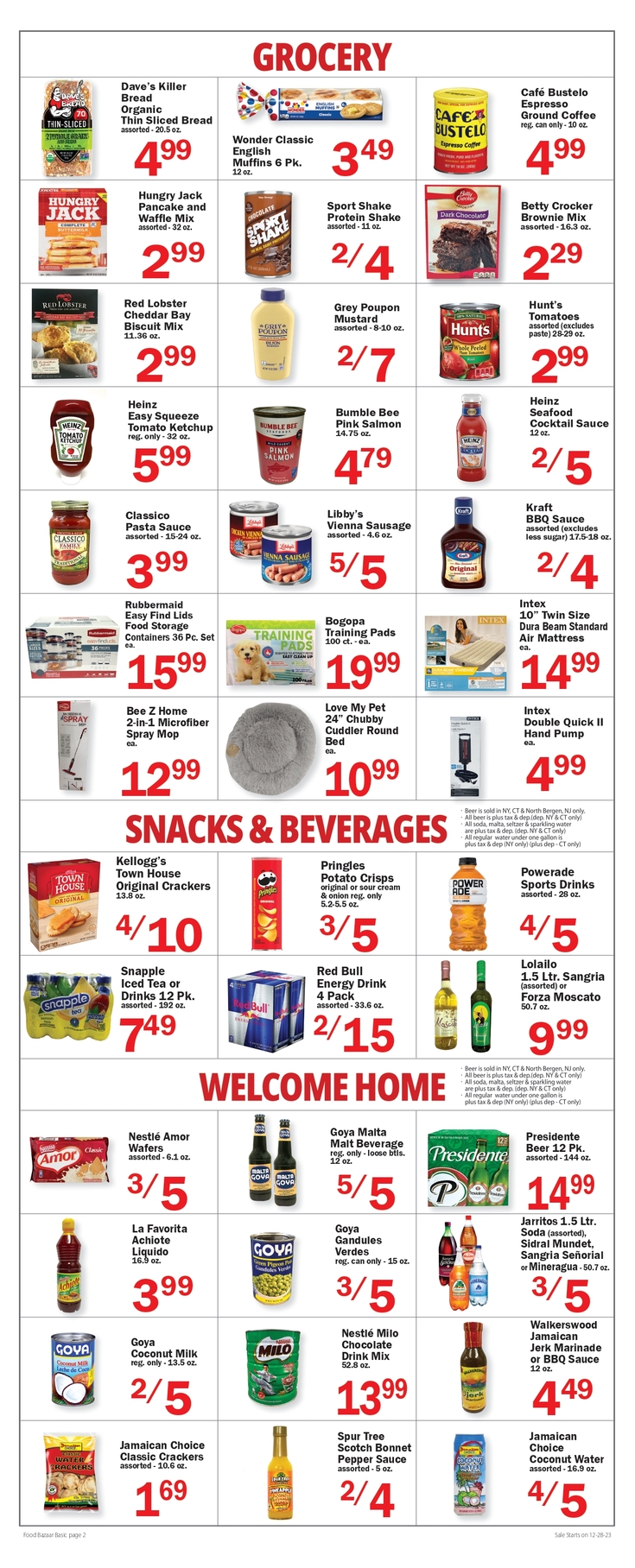 Food Bazaar Weekly Ad Dec 28, 2023 – Jan 03, 2024 (New Year Promotion ...