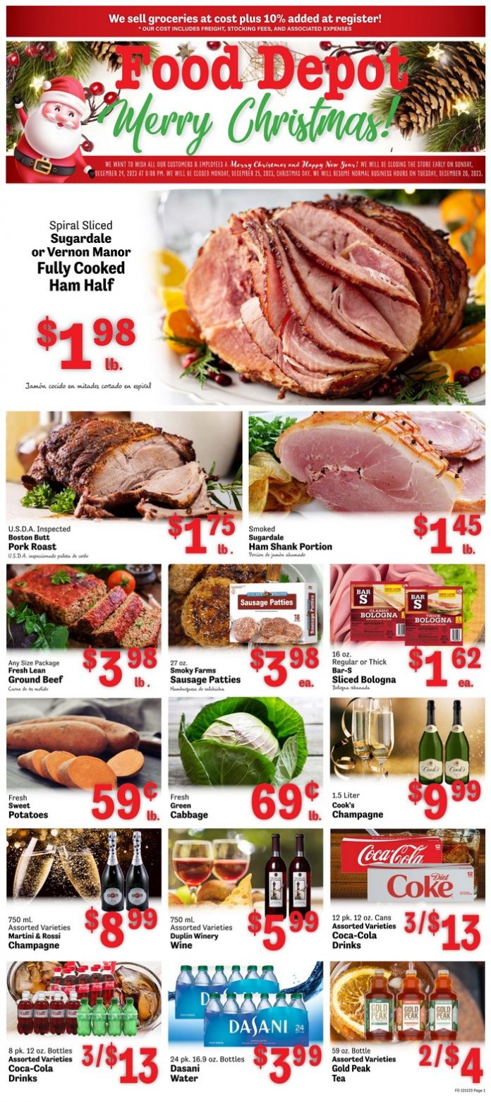 Food Depot Christmas Ad Dec 11 – Dec 24, 2023