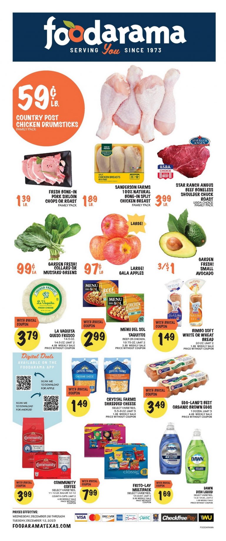 Foodarama Weekly Ad Dec 06 – Dec 12, 2023