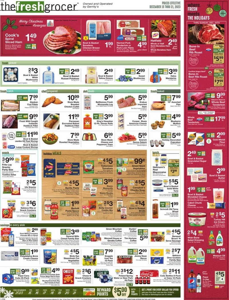 Gerrity's Supermarkets Weekly Ad Dec 15 – Dec 21, 2023 (Christmas ...