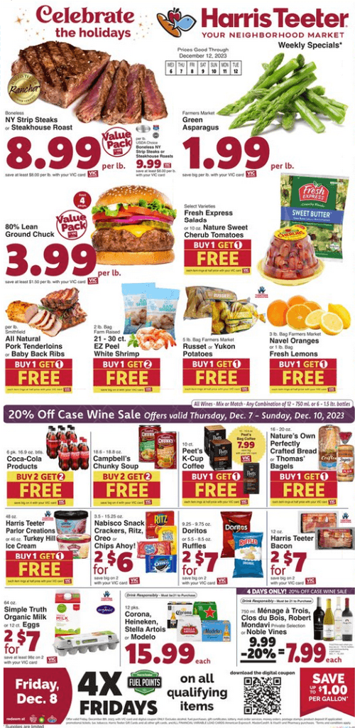 Harris Teeter Weekly Ad Dec 06 – Dec 12, 2023