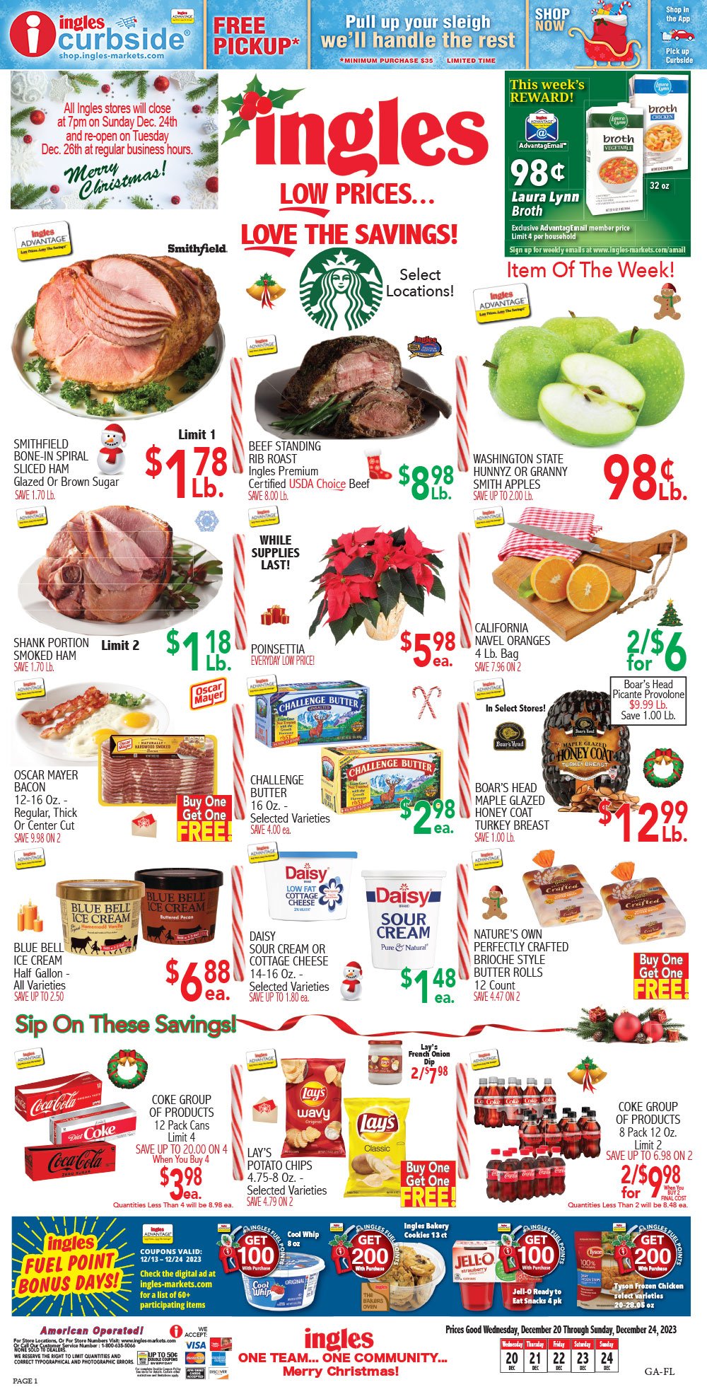 Ingles Weekly Ad Dec 20 – Dec 24, 2023