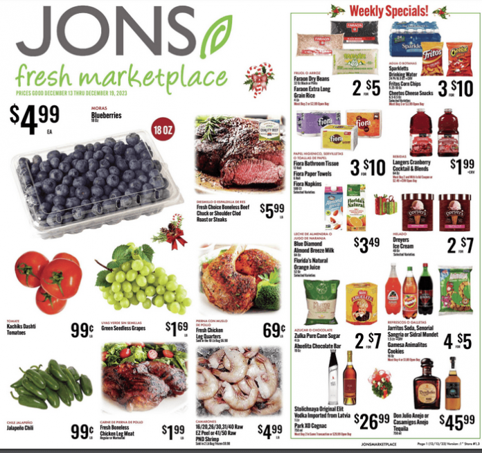 Jons Weekly Ad Dec 13 – Dec 19, 2023