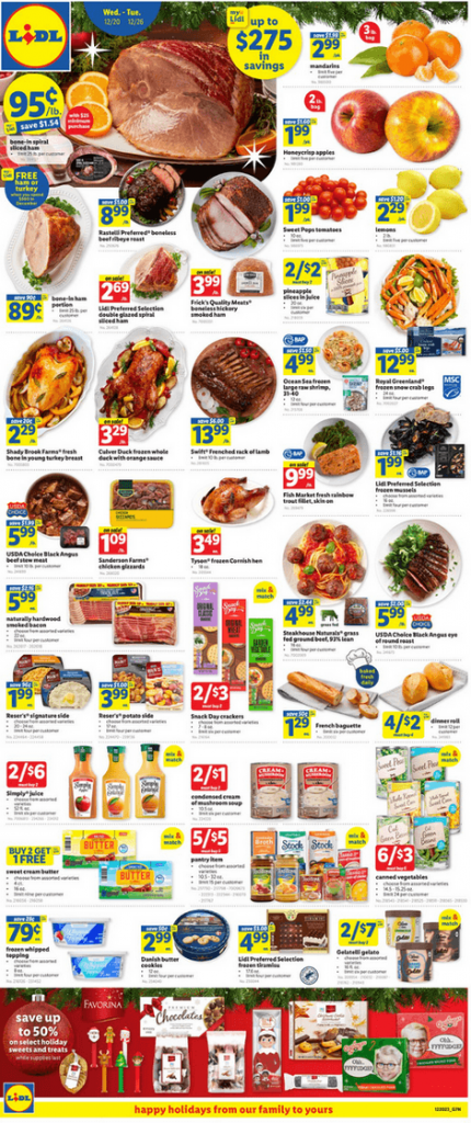 Lidl Weekly Ad Dec 20 – Dec 26, 2023 (Christmas Promotion Included)