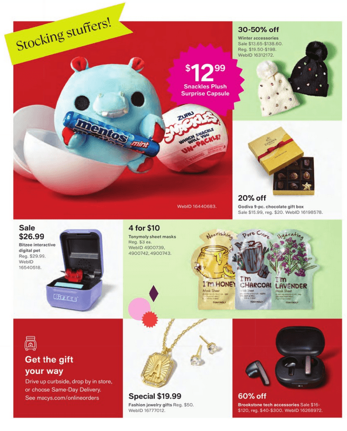 Macy's Last Minute Gift Sale Dec 18 – Dec 24, 2023