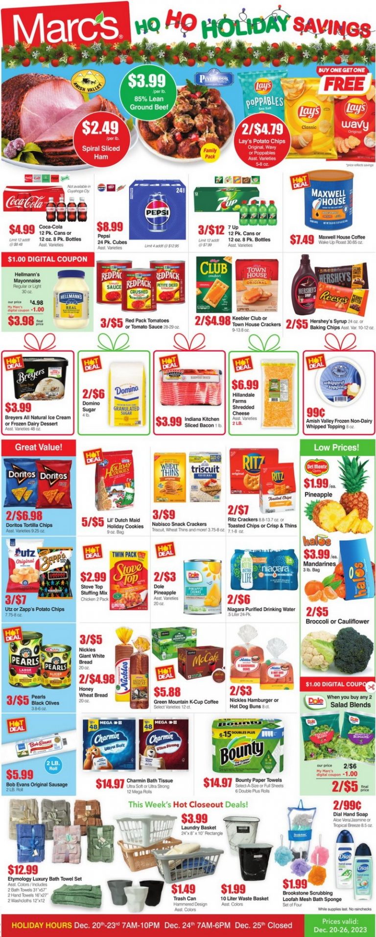Marc's Weekly Ad Dec 20 – Dec 26, 2023 (Christmas Promotion Included)