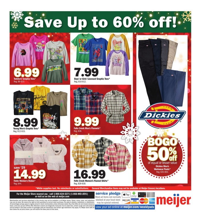 Meijer Holiday Ad Dec 10 – Dec 16, 2023