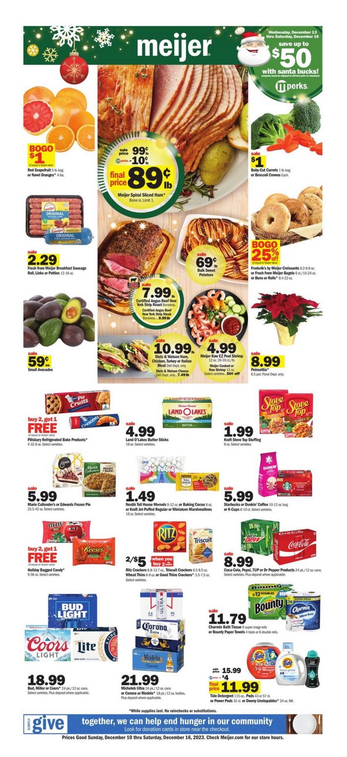 Meijer Weekly Ad Dec 10 – Dec 16, 2023