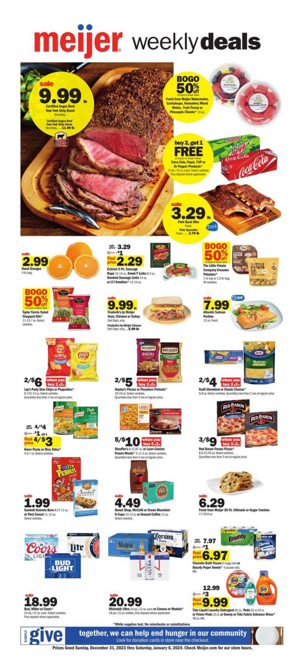 Meijer Weekly Ad Dec 31 – Jan 06, 2024