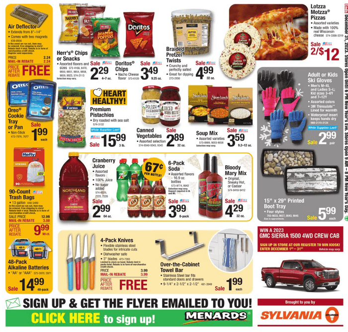 Menards New Year Sale Dec 26 – Dec 31, 2023