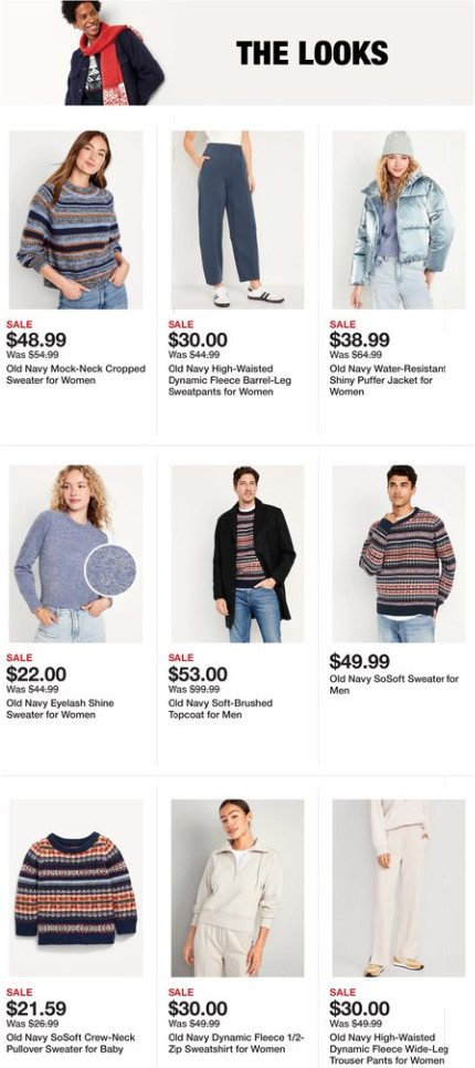 Old Navy Weekly Ad Dec 04 – Dec 10, 2023