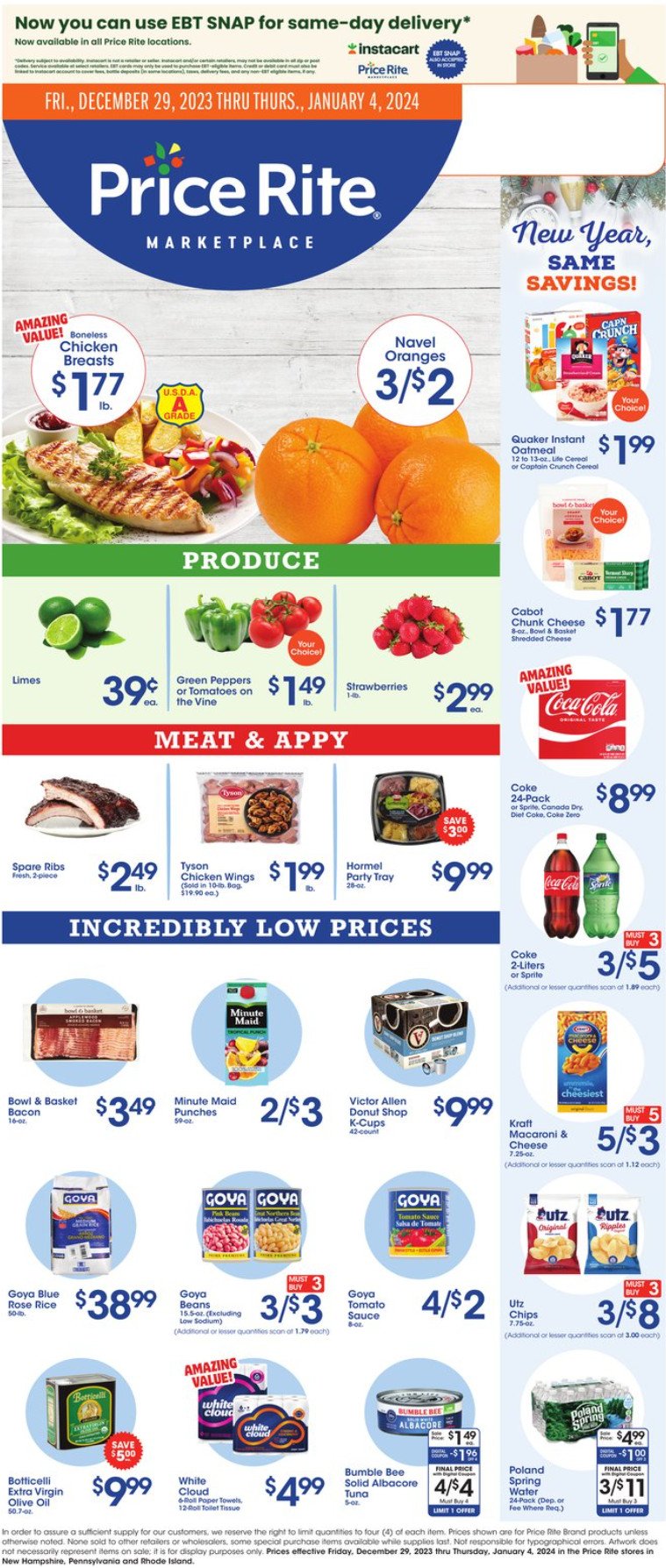 Price Rite Weekly Ad Dec 29, 2023 – Jan 04, 2024 (New Year Promotion ...