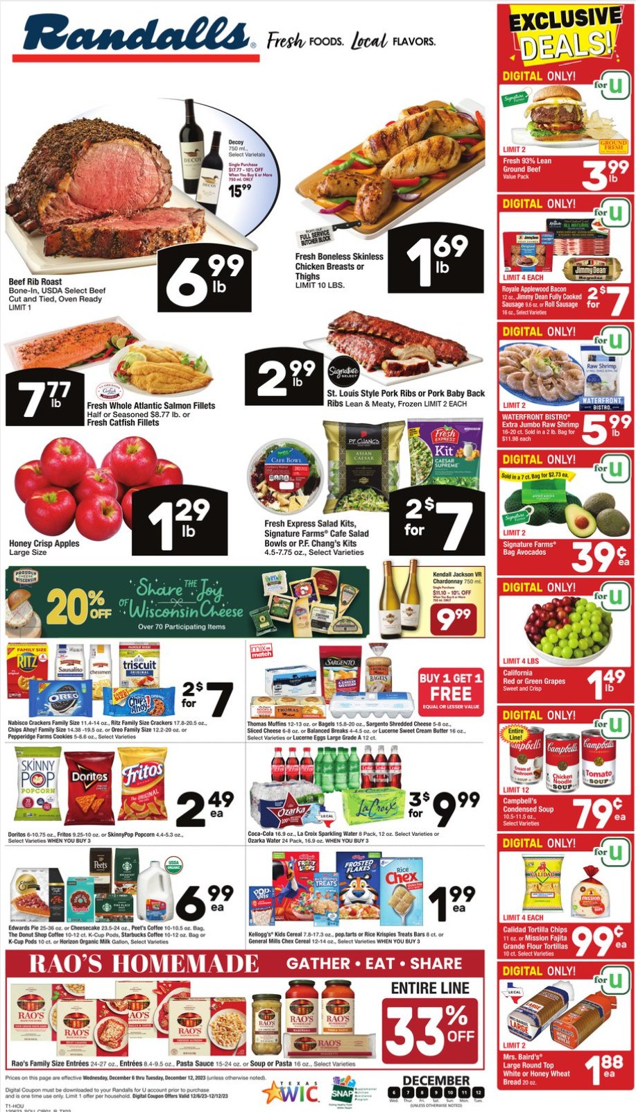 Randalls Weekly Ad Dec 06 – Dec 12, 2023