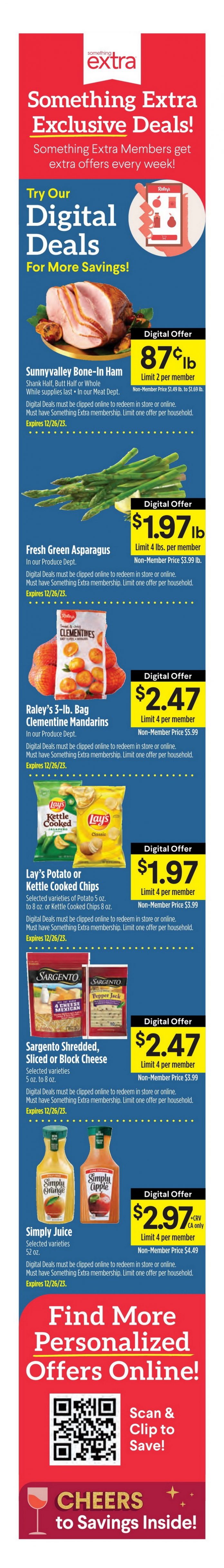 Raley's Supermarkets Weekly Ad Dec 20 – Dec 26, 2023 (Christmas ...