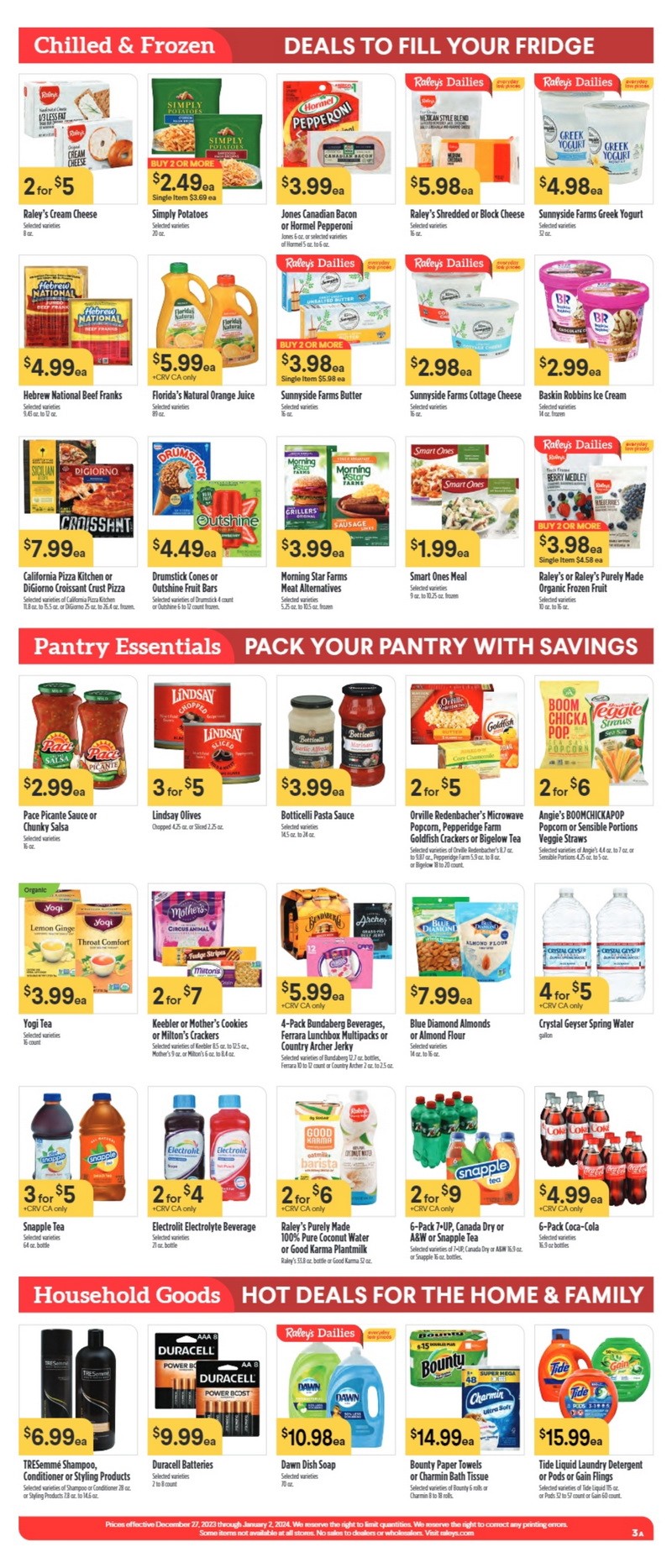 Raley's Supermarkets Weekly Ad Dec 27, 2023 – Jan 01, 2024 (New Year ...