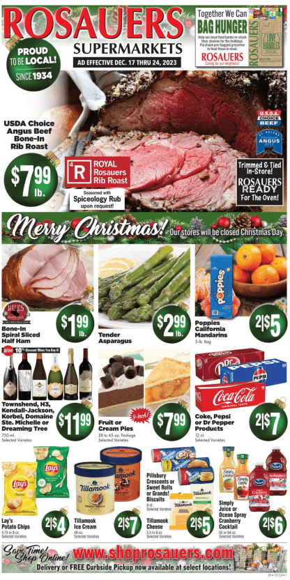 Rosauers Weekly Ad Dec 17 – Dec 24, 2023 (Christmas Promotion Included)