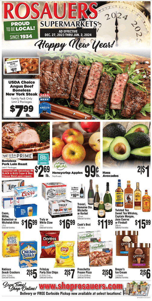 Rosauers Weekly Ad Dec 27, 2023 – Jan 02, 2024