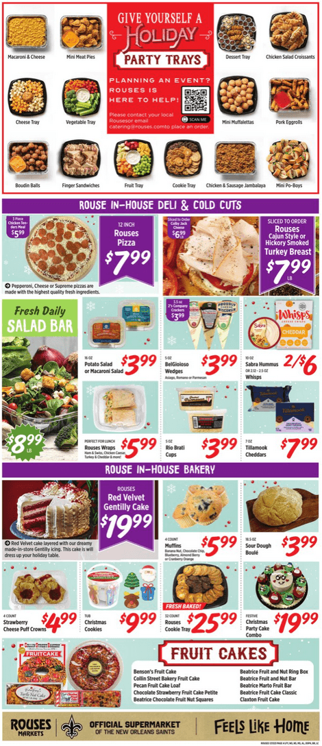 Rouses Weekly Ad Dec 13 – Dec 23, 2023 (Christmas Promotion Included)