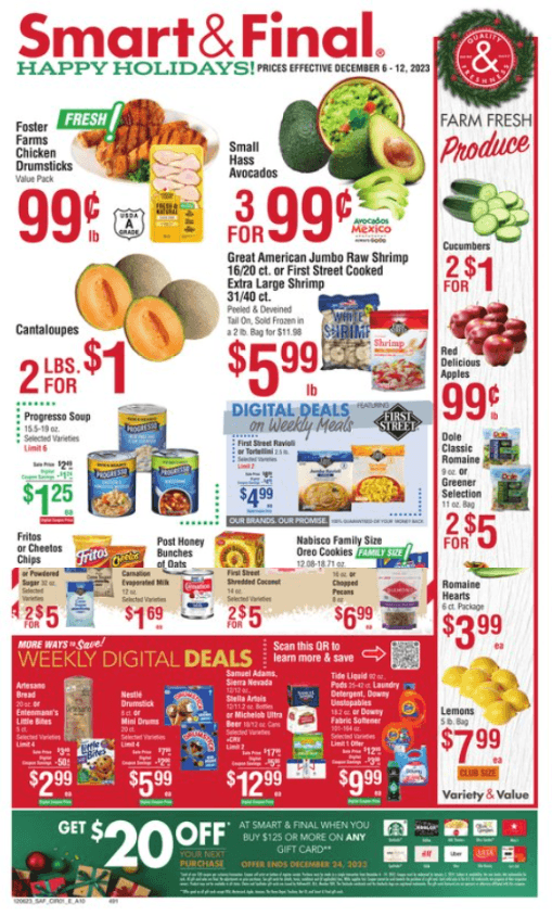 Smart & Final Weekly Ad Dec 06 – Dec 12, 2023