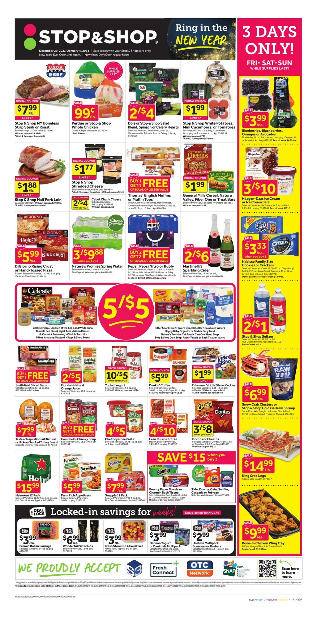 Stop & Shop Weekly Ad Dec 29 – Jan 04, 2024 (New Year Promotion Included)