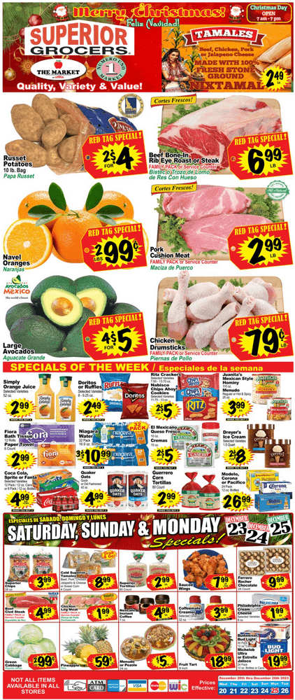 Superior Grocers Weekly Ad Dec 20 – Dec 26, 2023