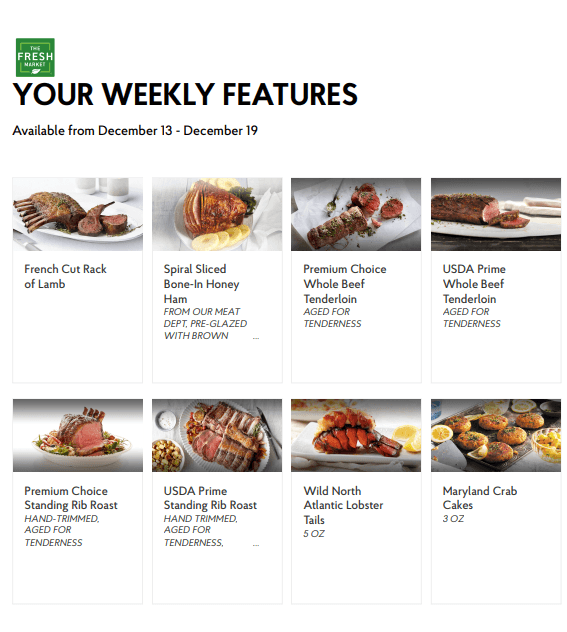 The Fresh Market Weekly Ad Dec 13 – Dec 19, 2023
