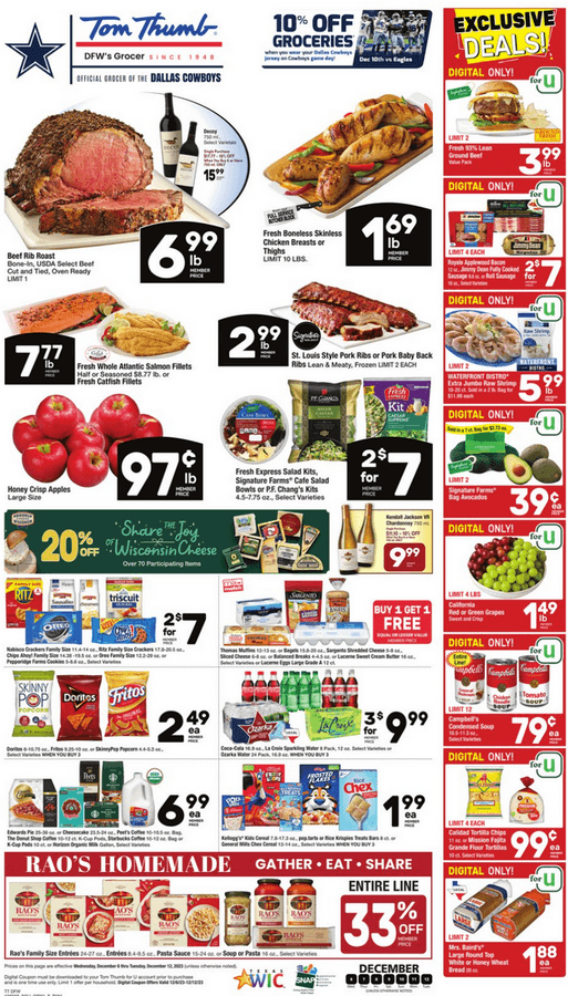 Tom Thumb Weekly Ad Dec 06 – Dec 12, 2023