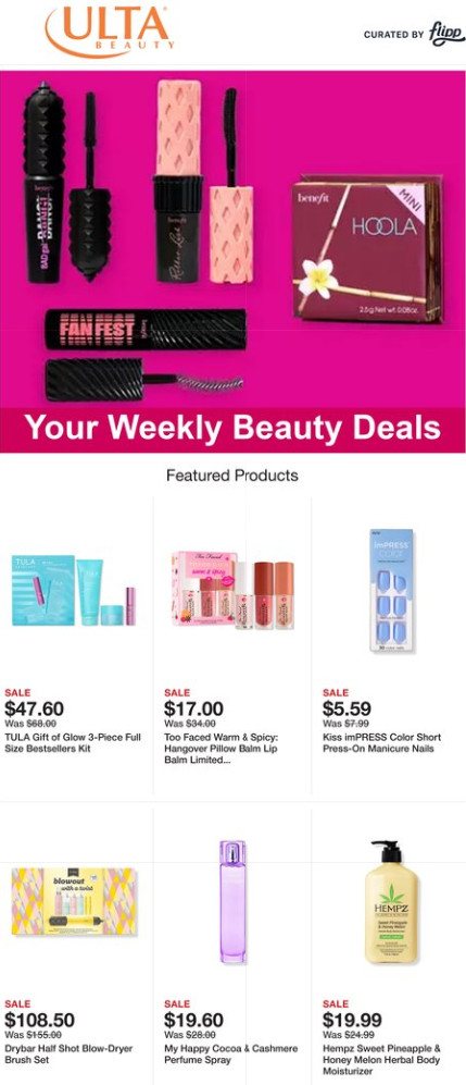 Ulta Beauty Weekly Ad Dec 11 – Dec 18, 2023