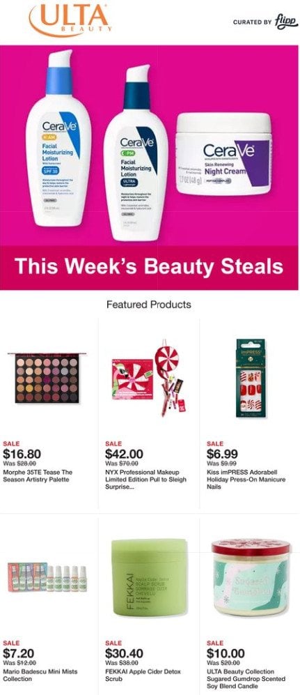 Ulta Beauty Weekly Ad Dec 18 – Dec 24, 2023