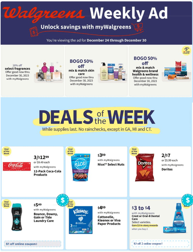 Walgreens Weekly Ad Dec 24 – Dec 30, 2023