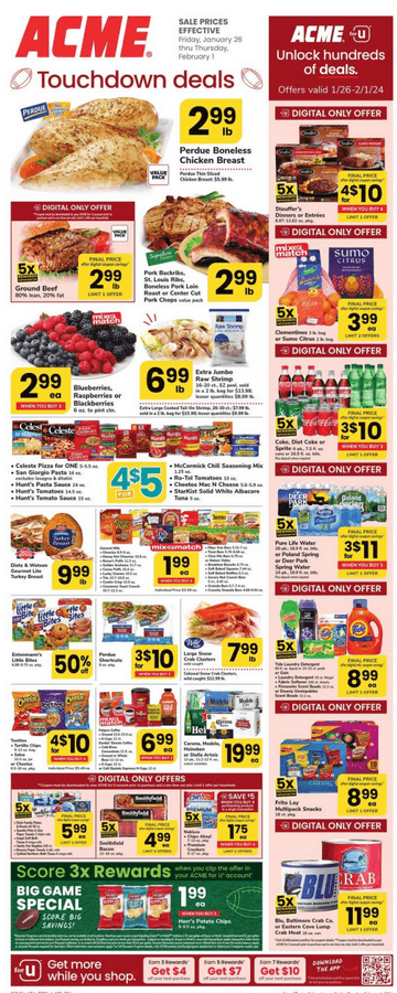 ACME Weekly Ad Jan 26 – Feb 01, 2024