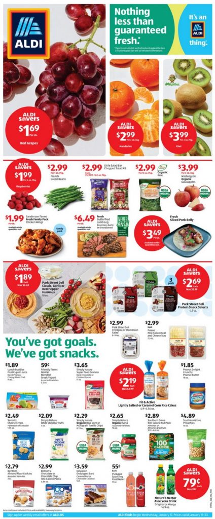 ALDI Weekly Ad Jan 17 – Jan 23, 2024