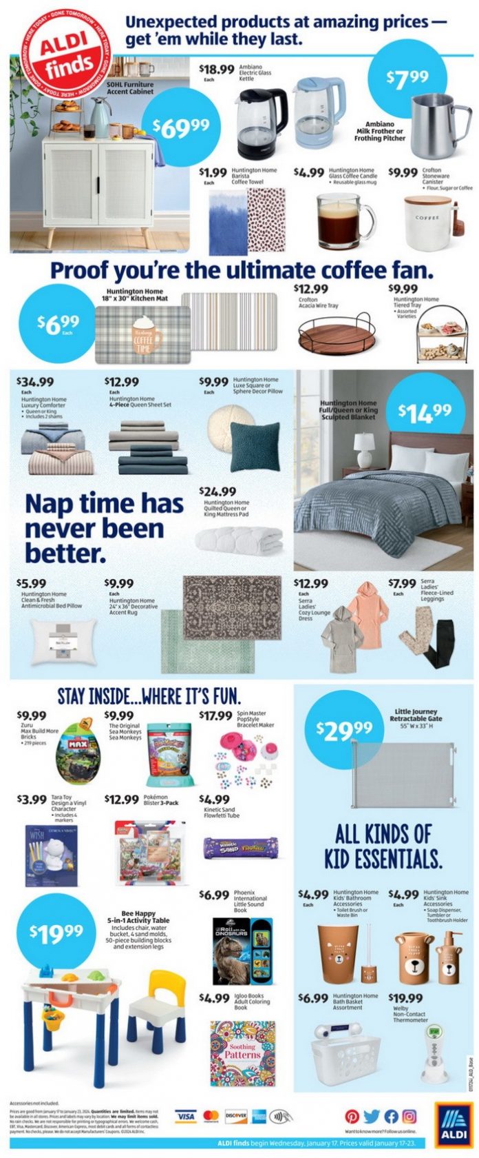 ALDI Weekly Ad Jan 17 – Jan 23, 2024