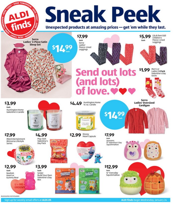 ALDI Sneak Peak In-Store Ad Weekly Ad Jan 24 – Jan 30, 2024 (Valentine ...