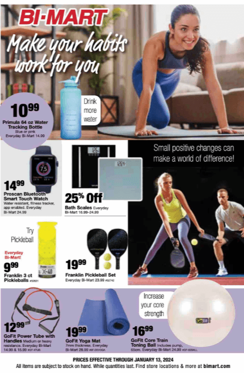 Bi-Mart Weekly Ad Jan 07 – Jan 13, 2024