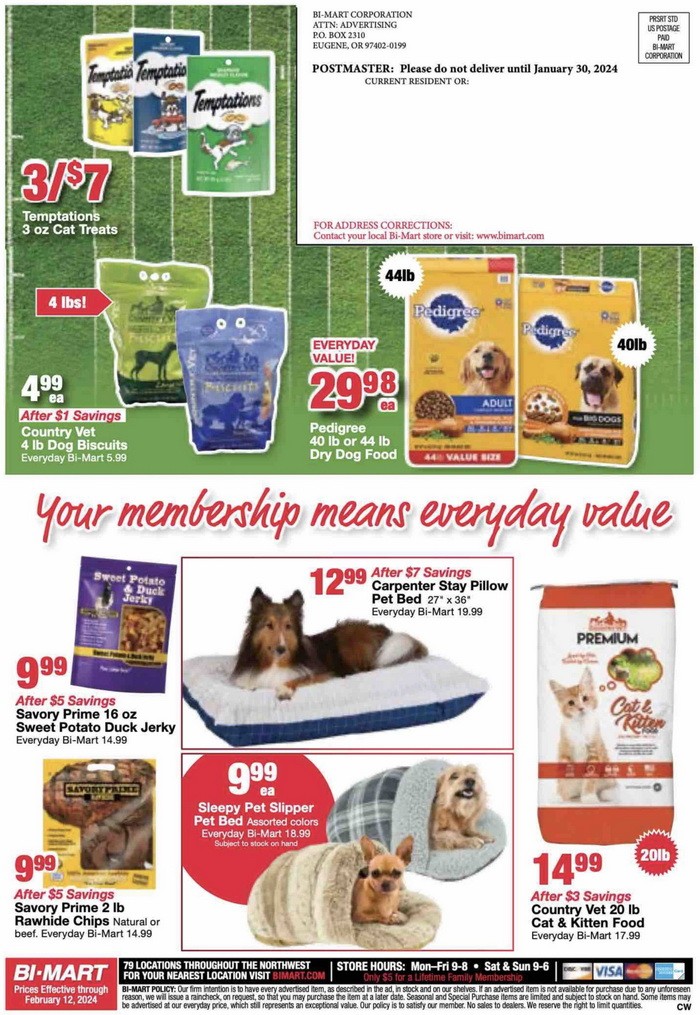 Bi-Mart Weekly Ad Jan 30 – Feb 12, 2024 (Valentine's Day Promotion ...