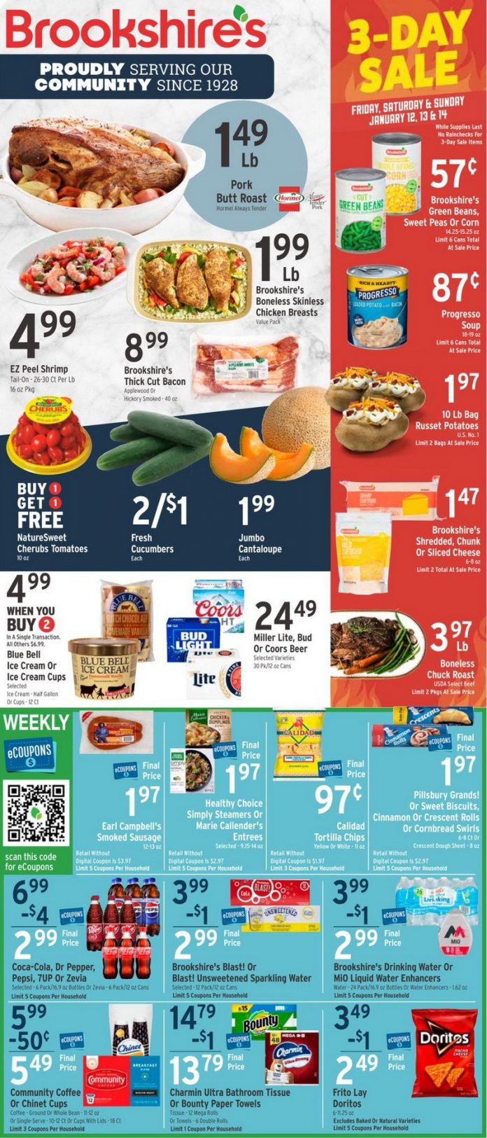 Brookshire's Weekly Ad Jan 10 – Jan 16, 2024