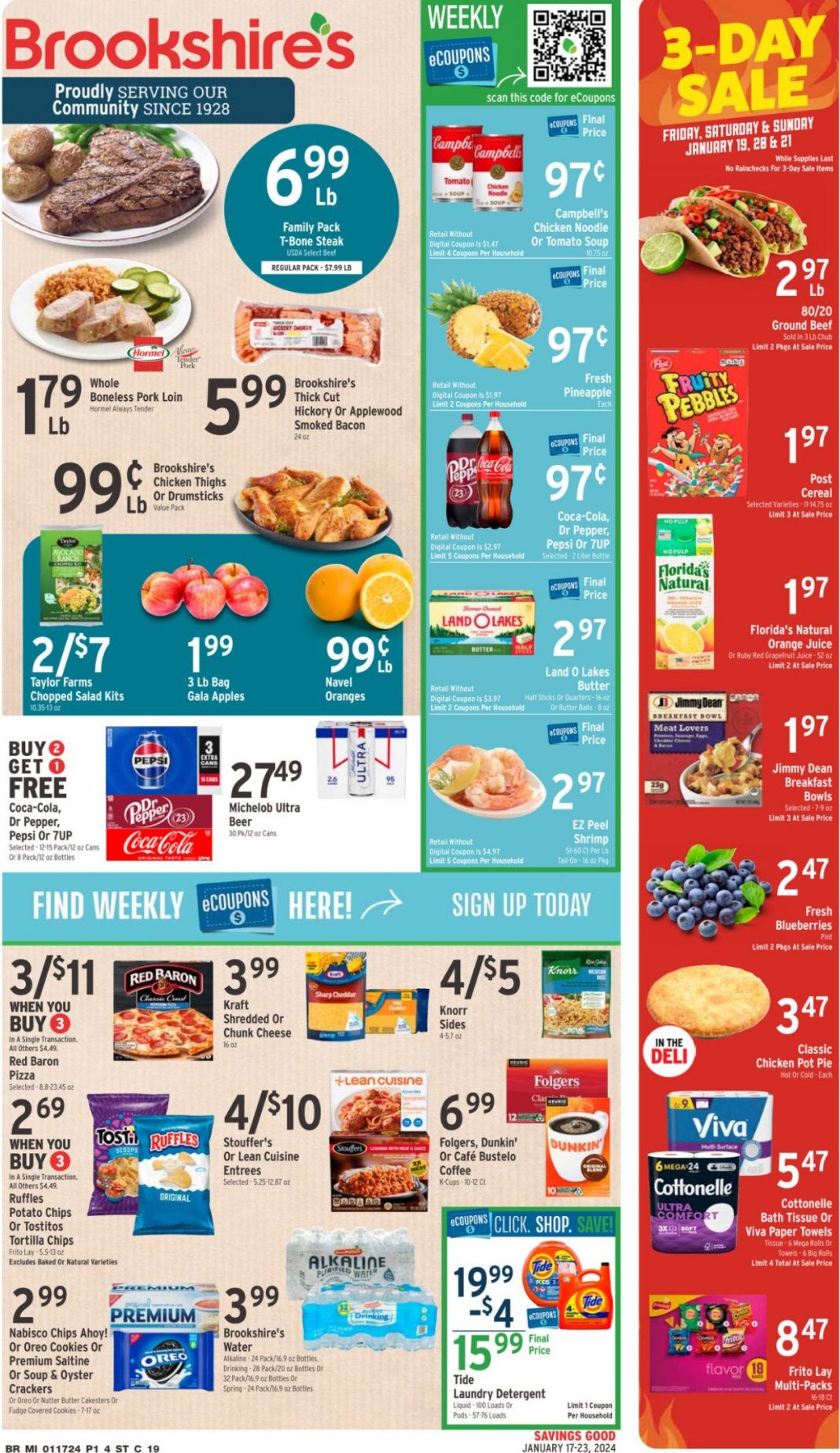 Brookshire's Weekly Ad Jan 17 – Jan 23, 2024