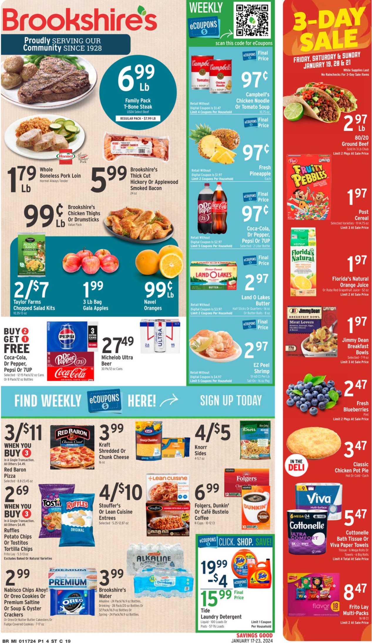 Brookshire's Weekly Ad Jan 17 – Jan 23, 2024