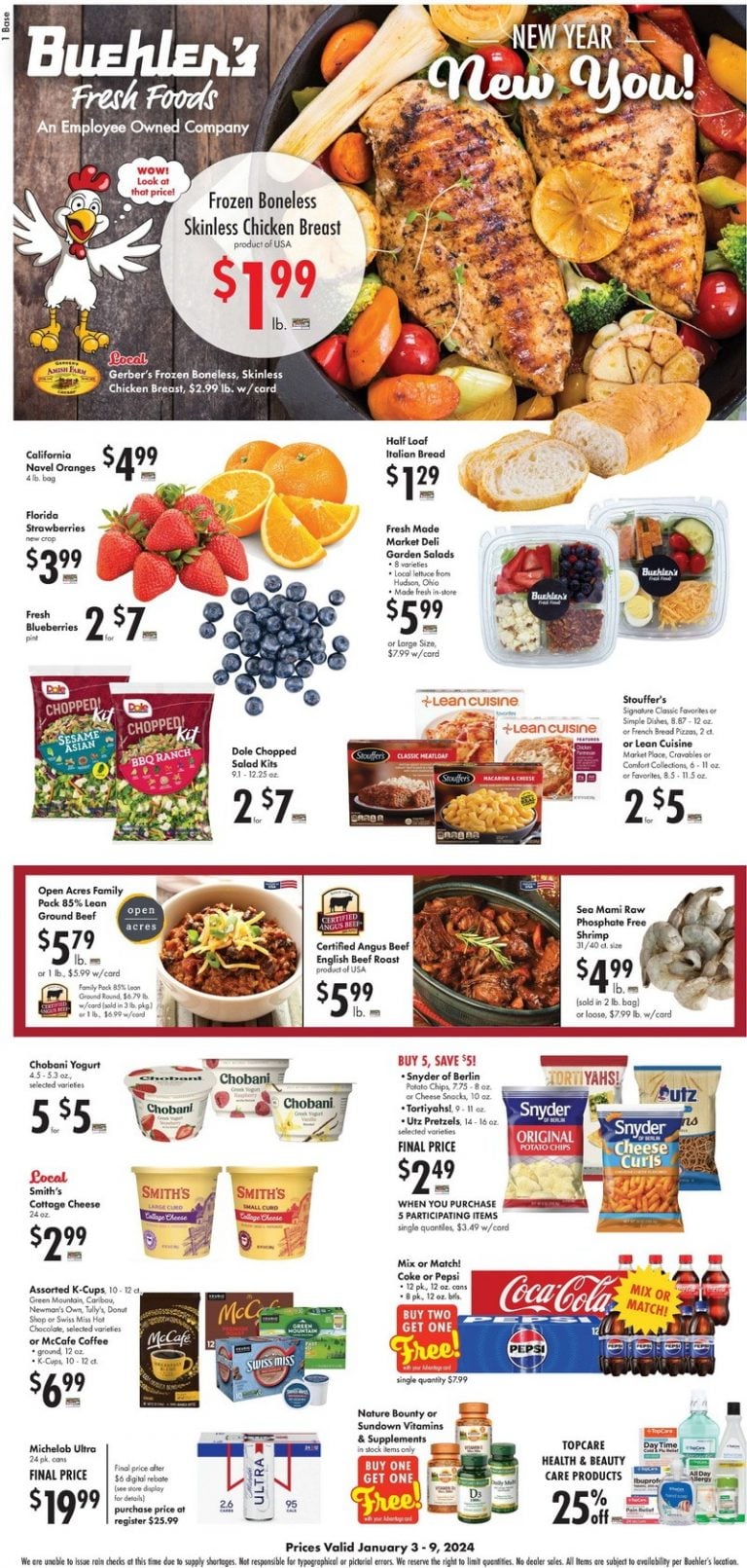 Buehler's Weekly Ad Jan 03 – Jan 09, 2024