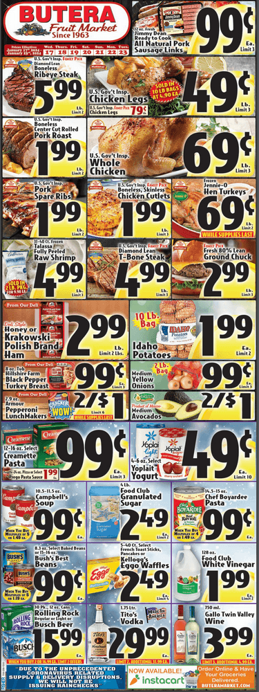 Butera Weekly Ad Jan 17 – Jan 23, 2024