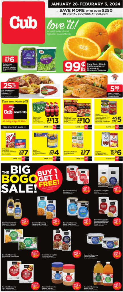 Cub Foods Weekly Ad Jan 28 – Feb 03, 2024