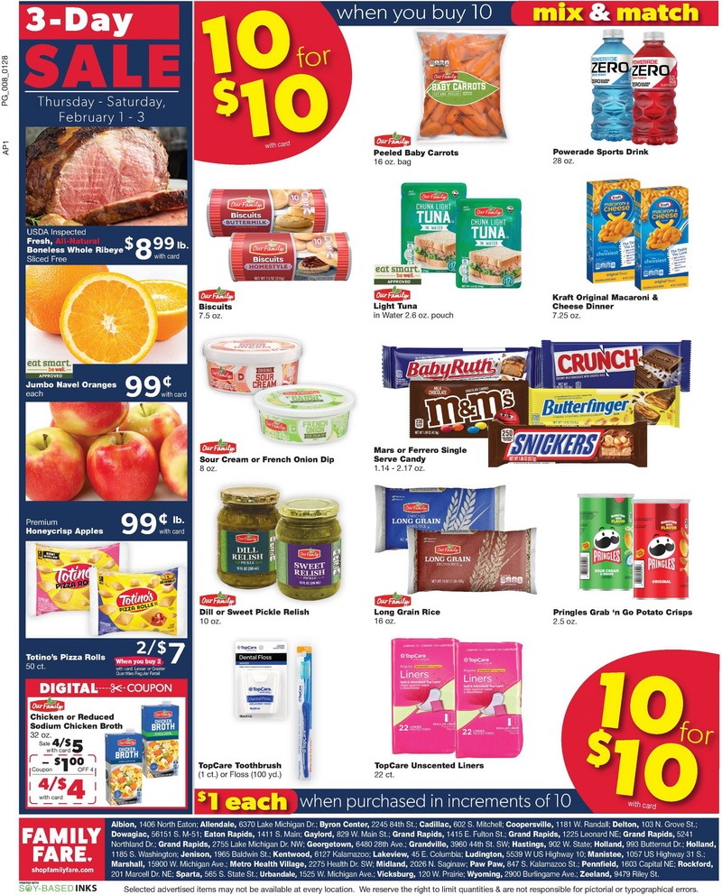Family Fare Weekly Ad Jan 28 – Feb 03, 2024