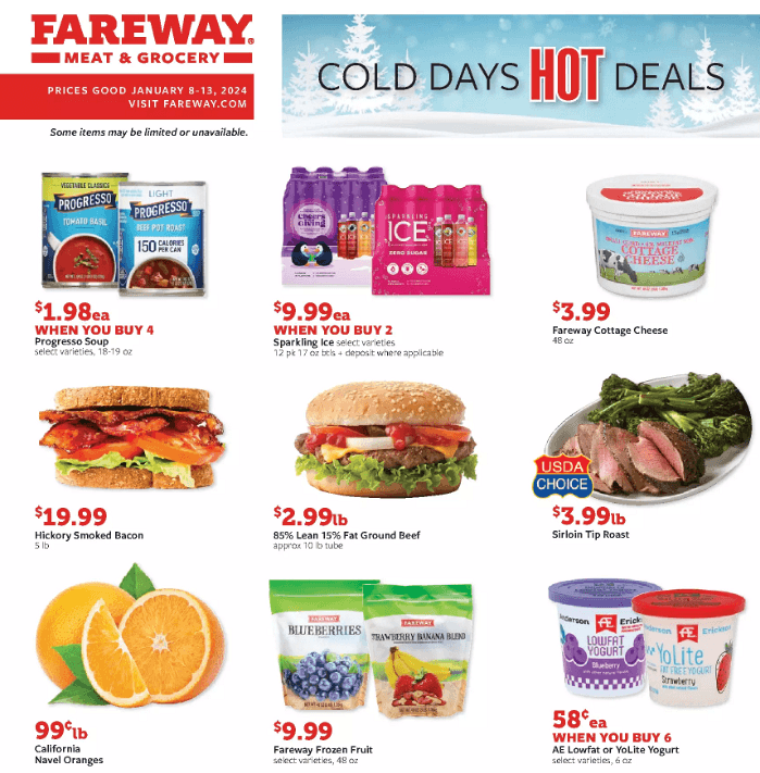 Fareway Weekly Ad Jan 08 – Jan 13, 2024